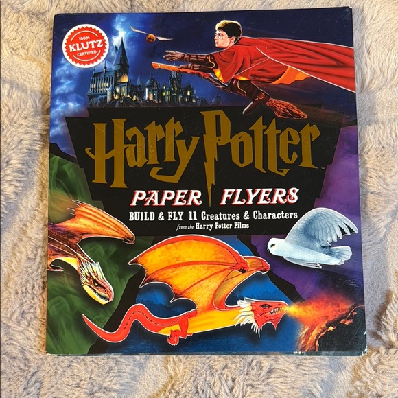 klutz | Toys | Harry Potter Paper Flyers Build Fly 1 Creatures ...